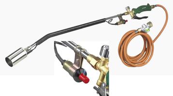 ≥ Gasbrander onkruidbrander xxl compleet piezo ontsteking, — Hand ...