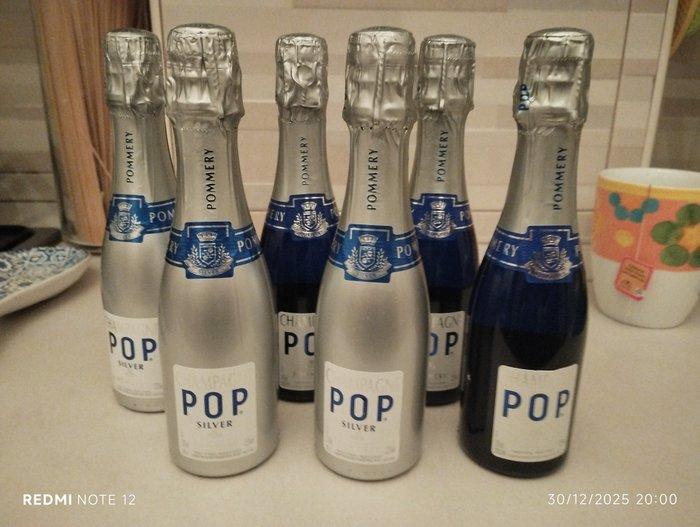 ≥ Pommery, Pop Silver - Champagne Brut - 6 Kwart fles (0,2 L) — Wijnen ...