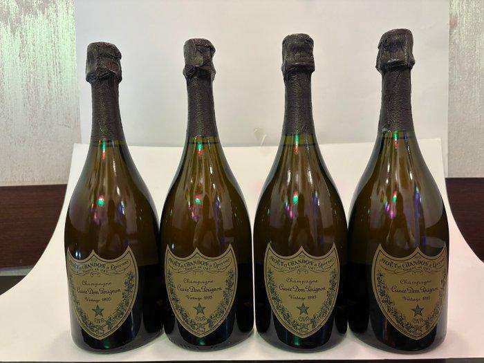≥ 1995 Dom Pérignon - Champagne Brut - 4 Flessen (0.75 liter) — Wijnen ...