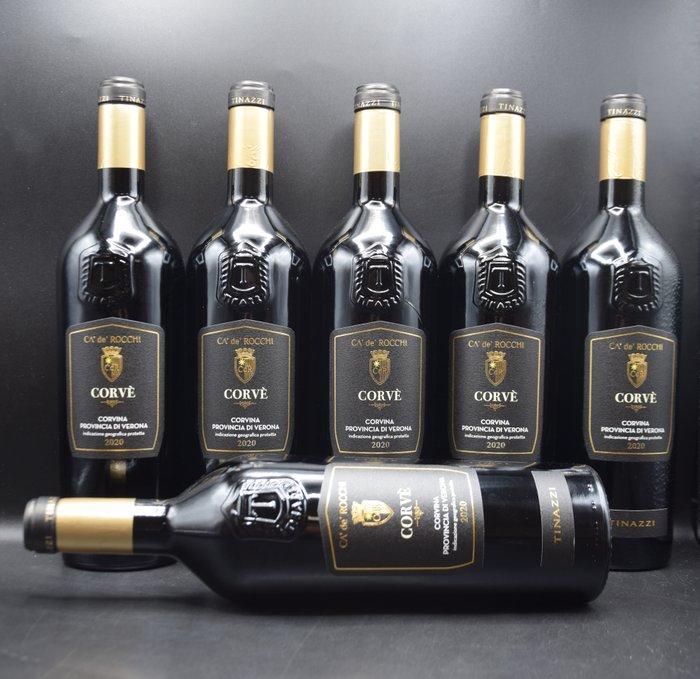 ≥ 2020 Tinazzi Ca De Rocchi, Corvè - Veneto - 6 Flessen (0.75 — Wijnen ...