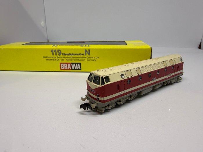 ≥ Brawa N - 119 - Diesellocomotief (1) - DR (DDR) — Modeltreinen | N ...