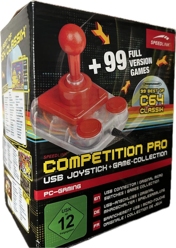 ≥ Competition Pro USB Joystick + C64 Game Collection — Overige ...