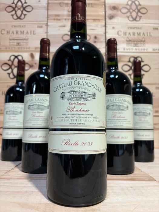 ≥ 2023 Château Grand Jean - Bordeaux - 6 Magnums (1.5L) — Wijnen ...